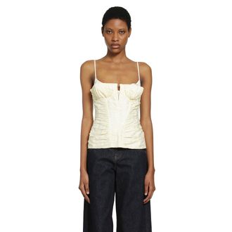 Alexander McQueen Floral Jacquard Corset