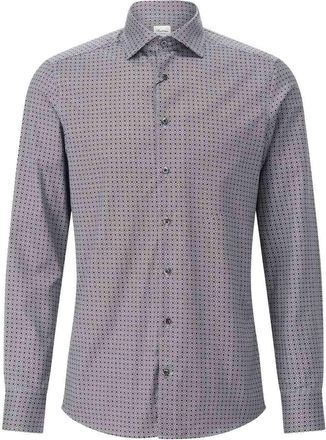 Stenströms Slim-Fit Twillhemd mit Muster