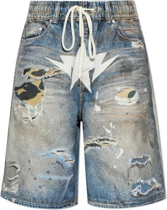 A Bathing Ape A Bathing Ape, Homme, Shorts, Bleu, Taille: S Denim Shorts