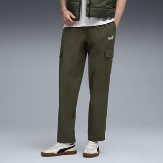 Puma Essentials No. 1 Logo Gewebte Cargohose Herren, Kleidung, Gr&uuml;n, M
