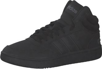 adidas Herren Hoops 3 Mid Lifestyle Basketball Mid Classic Shoes, Core Black/Core Black/Grey Six, 44 2/3 EU