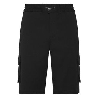 Philipp Plein Homme, Shorts, Noir, Taille: 3XL Cargo Shorts Racing Club
