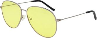 Replay Femme, Accessoires, Gris, Taille: ONE Size Lunettes de soleil Aviateur