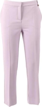 Elisabetta Franchi Femme, Pantalons, Violet, Taille: 38 FR Pantalone Lill&agrave;