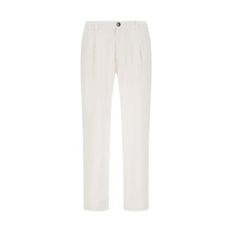 Herno Homme, Pantalons, Blanc, Taille: XL Pantalon Tailleur avec Taille &Eacute;lastiqu&eacute;e