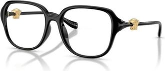 Versace Femme, Accessoires, Noir, Taille: 55 MM Square Optical Frame