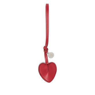 Stella McCartney Heart Charm Keyring - - Accessories - Damen - Rot - ONE SIZE