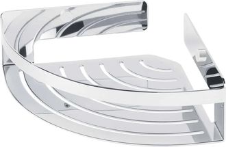 Tiger Caddy Duschkorb, Eckversion groß, Duschablage aus verchromten Edelstahl