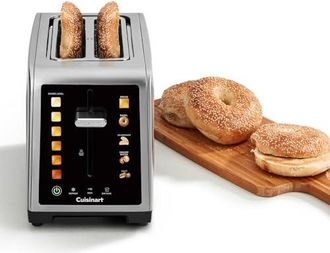 Cuisinart Cuisinart SimpliTouch XL Tostadora 2 rebanadas | Ranuras extra grandes | Pantalla t&aacute;ctil a color | High-Lift QuickView | Programas pan, bagel, muffin 