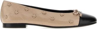 Tory Burch Bunny Knot Ballerina mit Kappe - - Shoes - Damen - Grau - 37 1/2 EU