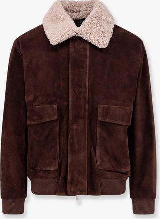 Arma Suede Jacket with fur collar - ARMA - gender_Man