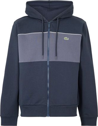 Lacoste Hoodie mit durchgehendem Rei&szlig;verschluss f&uuml;r Herren (Schwarz)