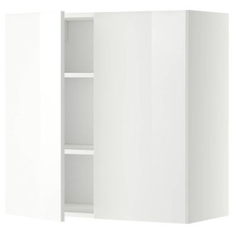 IKEA METOD Wandschrank mit Böden und 2 Türen