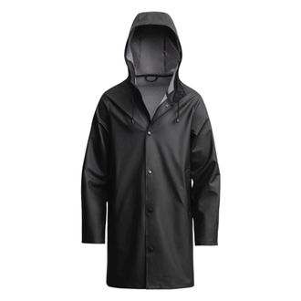 Stutterheim Stylischer Leichter Regenmantel - - Jackets - Herren - Schwarzk - XS