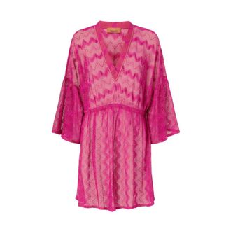 Missoni Short Cover-up Dress - - Dresses - Damen - Rosa - XS