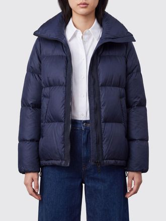 sacai Kurze wasserdichte Daunenjacke aus technischem Nylon von mit hohem Kragen