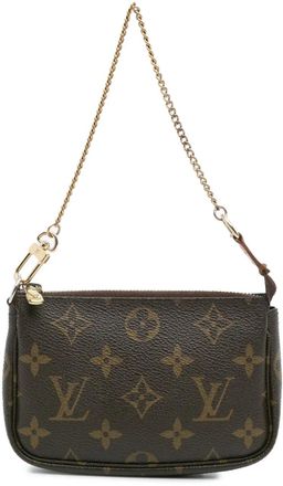 Louis Vuitton Crossbody Bags - Monogram Mini Pochette Accessoires - Gr. unisize - in Braun - f&uuml;r Damen