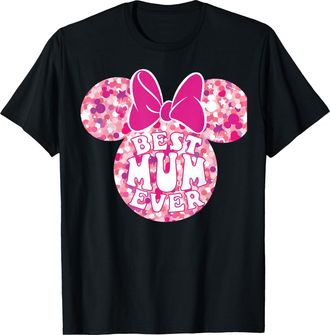 Disney Minnie Mouse Best Mum Ever Muttertag T-Shirt