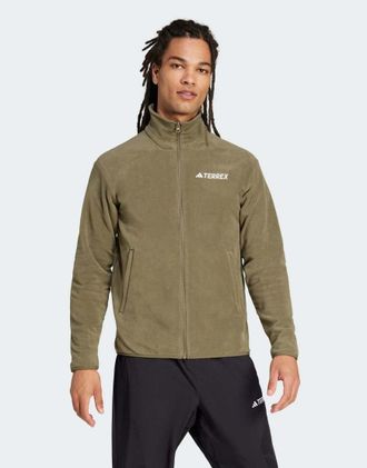 adidas adidas Performance - Multi Essentials - Veste polaire zipp&eacute;e - Olive-Vert