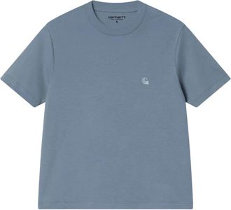 Carhartt Work in Progress T-Shirt - - Tops - Damen - Blau - S