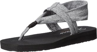 Skechers Meditation Studio Kicks, Damen Sandalen, Grau (GRY), 37 EU