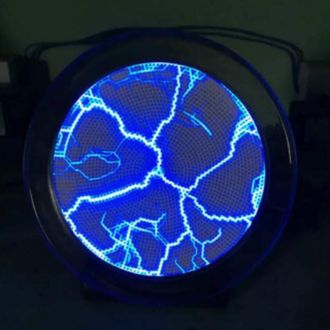 Generic Farbenfrohe Plasmascheibe für Zuhause, Disco, Party, Dekoration, PVC und Glas, Blau