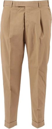 Pantaloni Torino Homme, Pantalons, Beige, Taille: XL Pantalon &agrave; rabat pliss&eacute;