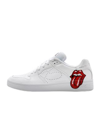 Skechers Herren Palmilla Rolling Stones Marquee Sneaker 210748 WHT, Schuhgr&ouml;&szlig;e:47.5 EU