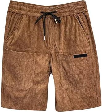 Generic Short de sport d&eacute;contract&eacute; pour homme - Taille &eacute;lastique - Short de sport pour homme - Pantalon de travail intelligent - Pantalon de combat pour le Ro