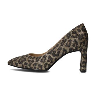 Unisa Bronzene Pumps mit Spitzer Zehenpartie und Blockabsatz - - Shoes - Damen - Braun - 40 EU