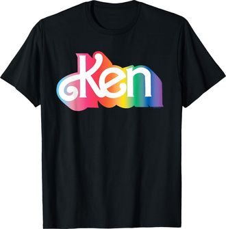 BARBIE T-Shirt - Herren, Damen, Unisex Kinder - Pride - Schwarz - Small - Crew-Ausschnitt - Kurze Ärmel - Polyester - Einfarbig - Basic - 1 Count