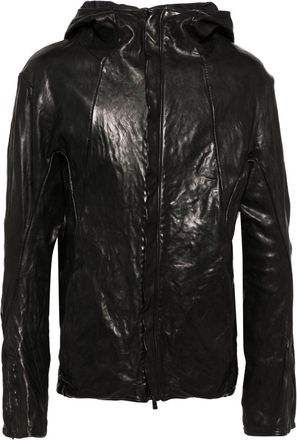 Incarnation veste en cuir - Noir