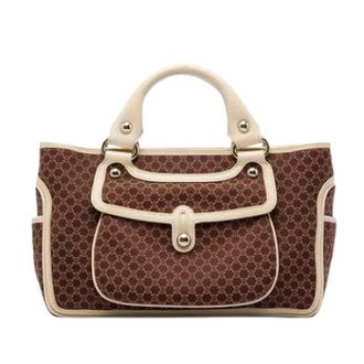 Celine Sac &agrave; main vintage Pre-owned - Femme - Pre-owned - Brun - Taille: ONE Size