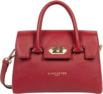 Lancaster Handtasche Lancaster Sac main A rabat avec fermoir Mini Milano Cosmos 547-79 Rouge