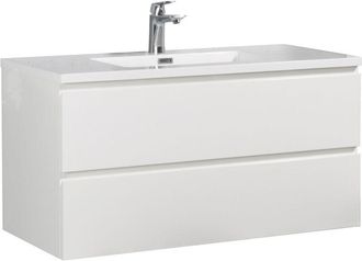 Badplaats Meuble de salle de bain Angela 100 cm Badplaats Blanc brilla