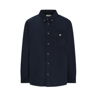 Celine L&auml;ssiges Hemd - - Shirts - Herren - Blau - M