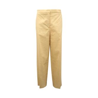 Pinko Pinko, Femme, Pantalons, Brun, Taille: 38 FR Jacopone Wide Leg Pantalons