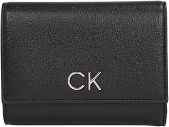Calvin Klein Portefeuille Femme CK Daily Medium Trifold Deux Volets, Noir (CK Black), Taille Unique