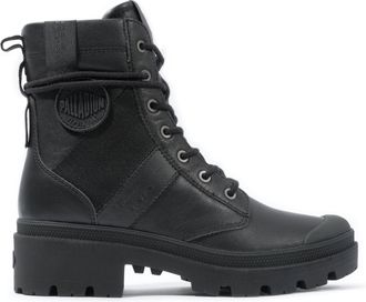 Palladium Damen PALLABASE Stiefelette, Schwarz, 36 EU