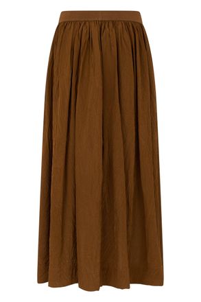Uma Wang Womens Skirt, Long Mustard Viscose