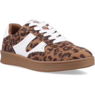 Hush Puppies Maura Textile Damen Leopard Sneakers