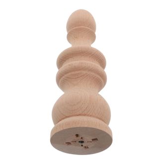 Valiclud Dekorative Treppenpfostenaufs&auml;tze aus Naturholz Kleine Runde Holzkn&ouml;pfe f&uuml;r M&ouml;bel Selbstgemacht Unbemalte Holzzierleisten f&uuml;r Bettgestelle und Gel&auml;nde