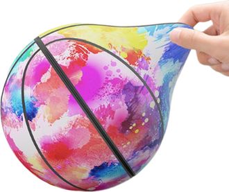Generico Leiser Indoor-Basketball: Trainingsball aus weichem Schaumstoff, leiser R&uuml;ckprall, sicherer Halt und einfaches Griffdesign, Indoor-Trainingsball f&uuml;r K