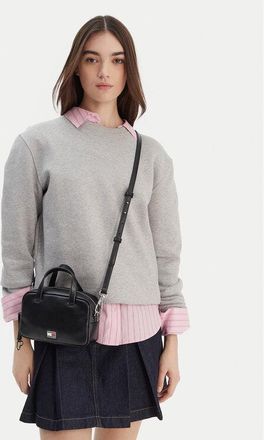 Tommy Jeans Handtasche Tjw City Trunk Crossover AW0AW18084 Schwarz