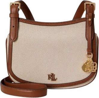 Ralph Lauren Femme, Sacs, Beige, Taille: ONE Size Marcy Sac Bandouli&egrave;re