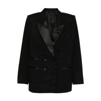 Tom Ford Damen, Jacken, Schwarzk, 2XSGr&ouml;&szlig;e