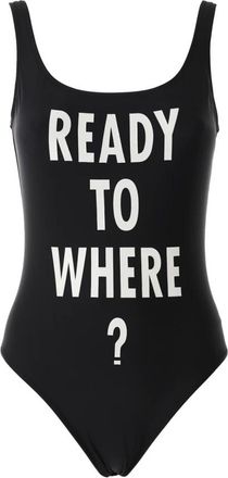 Moschino Femme, Maillots de bain, Noir, Taille: 38 FR Maillot de Bain Pr&ecirc;t-&agrave;-Porter