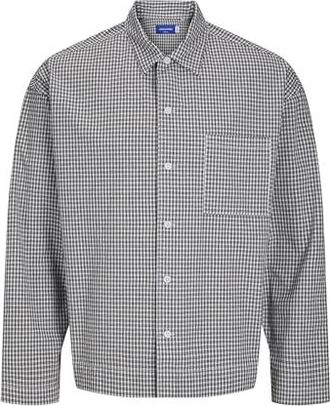 Jack & Jones Jorroxbury Boxy Surv&ecirc;tement LS, Blanc &eacute;clatant., XL