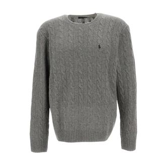 Polo Ralph Lauren Zopfstrick Pullover - - Knitwear - Herren - Grau - M