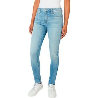 Pepe Jeans London Régent Jeans, Bleu (Denim-MI1), 28W / 32L Femme